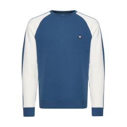 Rundhalspullover Blend "Rundhalspullover BHNeville", Herren, Gr. XL, blau (ensign blau), Obermaterial: 80% Baumwolle CO. 20% Polyester PES., Sweatshirts Rundhalspullover