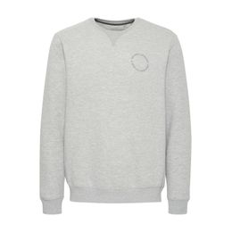 Rundhalspullover Blend "Rundhalspullover BHSweatshirt", Herren, Gr. S, grau (stone mix), Obermaterial: 50% Baumwolle CO. 50% Polyester PES., Pullover Rundhalspullover