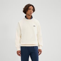 Sweatshirt Ellesse "CORCOLLE SWEATSHIRT", Herren, Gr. XS, sanftes wei&szlig;, Obermaterial: 85% Baumwolle, 15% Polyester, normal, Rundhals, Sweatshirts Sweatshirt
