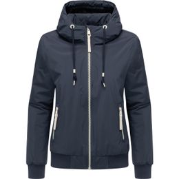 Bomberjacke Ragwear "Bomberjacke Oggie Warm YOUMODO", Damen, Gr. S, blau (navy), Obermaterial: 100% Polyester PES. Obermaterial: Futter: 100% Polyester PES. 100% Polyester PES., Jacken Bomberjacke