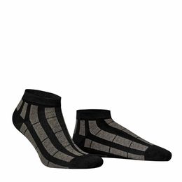 Sneakersocken Hudson "Sneaker Pin", Herren, Gr. 43-46, schwarz (schwarz 0005), Obermaterial: 75% Baumwolle CO. 23% Polyamid PA. 2% Elasthan EL., Socken Sneakersocken