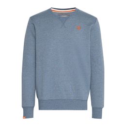 !Solid Longpullover SOLID "Sweatshirt SDBenn", Herren, Gr. XL, blau (grau blau), Obermaterial: 50% Baumwolle CO. 50% Polyester PES., Sweatshirts Longpullover