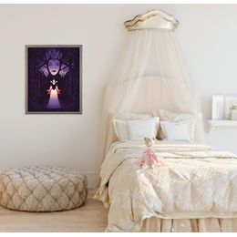 Wandbild Komar "Disney Snow White Evil Queen", lila (farbe bild(er): lila), Disney, 1 Stk., Vlies, Bilder, Wandbild, 30 x 40 cm (Breite x H&ouml;he) - Kinderzimmer, Dekoration