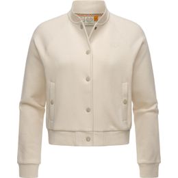 Bomberjacke Ragwear "Collegejacke Simonette", Damen, Gr. 4XL, beige, Obermaterial: 70% Baumwolle CO. 30% Polyester PES., Jacken Bomberjacke