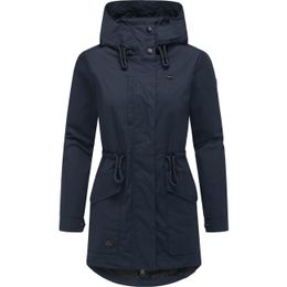 Parka Ragwear "Outdoorjacke Alysa", Damen, Gr. 3XL, blau (navy25), Obermaterial: 100% Polyester PES. Obermaterial: Futter: 100% Polyester PES., Jacken Parka