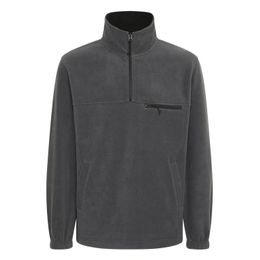 !Solid Strickpullover SOLID "Strickjacke SDMATZO", Herren, Gr. XL, grau (forged iron), Obermaterial: 100% Polyester PES., Pullover Strickpullover