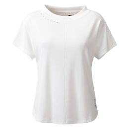 T-Shirt LPO "Damen T-Shirt Gabriela", Damen, Gr. 40/42 (M), wei&szlig; (whisper wei&szlig;), Wirkware: RibJersey 92% CO, 8% EL, Shirts T-Shirt