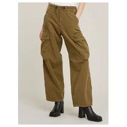 G-Star Raw Cargohose G-STAR "Balloon Cargo Hose", Damen, Gr. 27, L&auml;nge 30, wild olive gd, Obermaterial: 80% Baumwolle, 20% Baumwolle, Hosen Cargohose