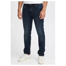 5-Pocket-Jeans Blend "BHTWISTER", Herren, Gr. 32, L&auml;nge 34, blau (denim blau schwarz), Denim/Jeans, Obermaterial: 98% Baumwolle, 2% Elasthan, Abriebeffekte, slim fit kn&ouml;chellang, Jeans 5-Pocket-Jeans
