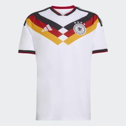 Fu&szlig;balltrikot adidas Performance "Deutschland 26 Heimtrikot", Herren, Gr. XL, wei&szlig;, Obermaterial: 100% Polyester, normal, Rundhals, Trikots Fu&szlig;balltrikot, DFB WM Trikot Deutschland 2026