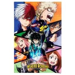 Poster Reinders "My Hero Academia", bunt (farbe bild(er): bunt), B:61cm H:91,5cm T:0,1cm, Papier, Bilder, Poster