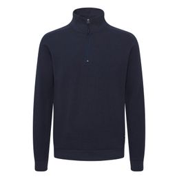 Troyer INDICODE "Troyer IDNadol", Damen, Gr. L, blau (navy), Obermaterial: 100% Baumwolle CO., Pullover Troyer