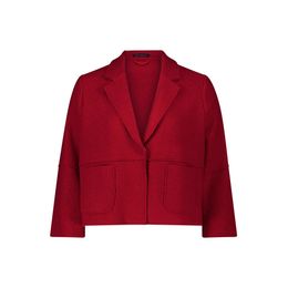 Jackenblazer Betty Barclay "Blazer-Jacke mit Reverskragen", Damen, Gr. 42, rot, Obermaterial: 60% Viskose CV. 40% Wolle WO., Blazer Jackenblazer