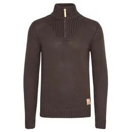 !Solid Troyer SOLID "Troyer SDPetro", Herren, Gr. XXL, braun (coffe b me), Obermaterial: 50% Baumwolle CO. 50% Polyacryl PAN., Pullover Troyer