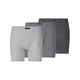 Retro Pants Babista "3er Pack Retropants VALERISSI", Herren, Gr. M, grau, Obermaterial: 95% Baumwolle CO. 5% Elasthan EL., Unterhosen Retro Pants