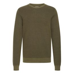 Strickfleece-Pullover Blend "Strickpullover BHBAAL", Herren, Gr. XL, gr&uuml;n (olive night), Obermaterial: 70% Baumwolle CO. 30% Nylon NY., Pullover Strickfleece-Pullover