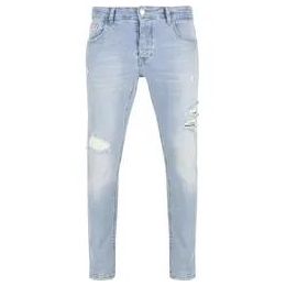Bequeme Jeans 2Y Premium "2Y Premium Herren 2Y Skinny Fit Jeans", Herren, Gr. 38, Normalgr&ouml;&szlig;en, blau, 97% Baumwolle, 3% Elasthan, unifarben, Jeans