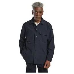 Outdoorhemd Jack Wolfskin "TERRACADE OVERSHIRT M", Herren, Gr. XXL, N-Gr, blau (schwarz navy), Obermaterial: 67% Polyamid, 33% Polyester, Hemden, Outdoorjacke, Mischung aus Hemd und Jacke