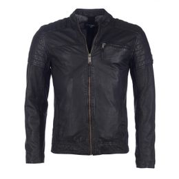 Lederjacke Maze "Lederjacke Rocha", Herren, Gr. L, schwarz, Obermaterial: 100% Lammleder LEL. Futter: 100% Baumwolle CO., Jacken Lederjacke
