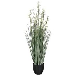 Kunstgras Creativ green "Gras Juncus", gr&uuml;n, H:60cm, Kunststoff, Kunstpflanzen, mit zarten Bl&uuml;ten