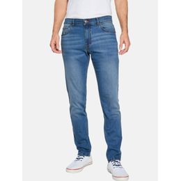 Regular-fit-Jeans Babista "Jeans LURENTO", Herren, Gr. 52, N-Gr, blau, Obermaterial: 98% Baumwolle CO. 2% Elasthan EL., Jeans Regular-fit-Jeans