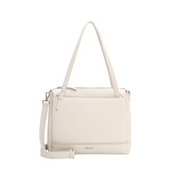 Shopper Tamaris "Shopper TAS Kennia", Damen, Gr. B/H/T: 32cm x 26cm x 12cm 0, beige (beige 400), Polyurethan, Taschen Shopper