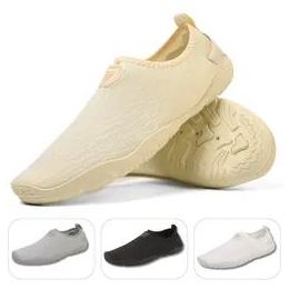 Barfu&szlig;schuh DOTALES "Monostep Barfu&szlig;schuhe Damen & Herren Barfu&szlig;schuhe", Herren, Gr. 37, Normalschaft, beige, EVA, Polyester, Polyurethan, Textil, Schuhe Barfu&szlig;schuh, Minimalschuhe