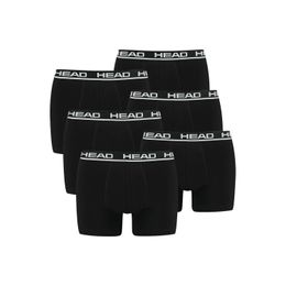 Boxershorts Head "Boxershort Basic Boxer 2P 6er Pack", Herren, Gr. S, schwarz, Obermaterial: 95% Baumwolle CO. 5% Elasthan EL., Unterhosen Boxershorts