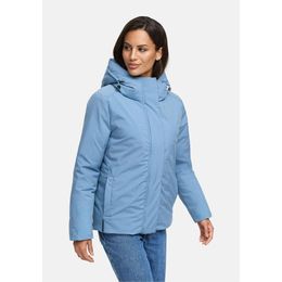 Winterjacke Marikoo "Marikoo Yeminaa Damen Herbst Winter Jacke N113", Damen, Gr. XXL, blau (powder blau), Obermaterial: 100% Polyester PES., Jacken Winterjacke