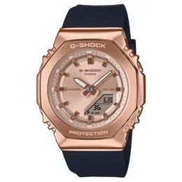 Chronograph Casio G-SHOCK, schwarz, ros&eacute;goldfarben, Armbanduhren, Damen, Chronograph, Quarzuhr,Armbanduhr,Damenuhr,Herrenuhr,bis 20 bar wasserdicht, digital