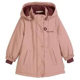 Marc O'Polo Outdoorjacke MARC O'POLO "mit weichem Fleecefutter", M&auml;dchen, Gr. 92/98, rosa (raspberry), Obermaterial: 100% Polyester; F&uuml;llung: 100% Polyester; Futter: 100% Polyester, unifarben, regular fit, Windstopperb&uuml;ndchen, Jacken Outdoorjacke