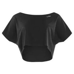Oversize-Shirt WINSHAPE "DT104", Damen, Gr. XL, schwarz, 80% Polyester, 20% Elasthan, U-Boot-Ausschnitt, Shirts Oversize Shirt T-Shirt, Functional