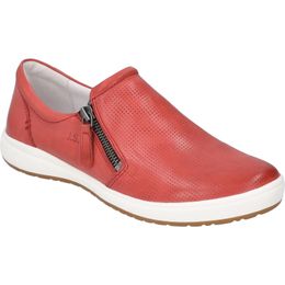 Slipper Josef Seibel "Caren 22, rot", Damen, Gr. 41, rot, Obermaterial: 100% Rindsleder Leather cow., Schuhe Slipper