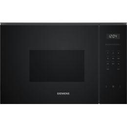 Siemens Einbau-Mikrowelle "BF525LMB1", schwarz, B:59,4cm H:38,2cm T:31,7cm, Mikrowellen, 7 Automatikprogramme dank cookControl7 & Iituitive Bedienung, Einbau-Mikrowelle