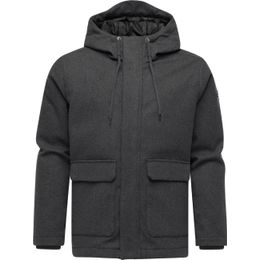 Outdoorjacke Ragwear "Outdoorjacke Mr Them Felt YOUMODO", Herren, Gr. M, grau (dunkelgrau), Obermaterial: 100% Polyester PES. Obermaterial: Futter: 100% Polyester PES. 100% Polyester PES., Jacken Outdoorjacke