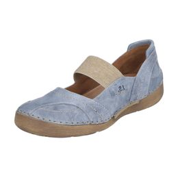 Slipper Josef Seibel "Fergey 89, jeans", Damen, Gr. 38, blau (jeans), Obermaterial: 100% Rindsleder Leather cow., Schuhe Slipper