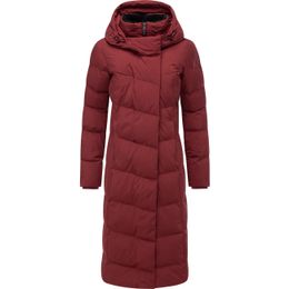 Wintermantel Ragwear "Wintermantel Pavla Long Soft YOUMODO", Damen, Gr. S, rot (wine rot), Obermaterial: 100% Polyester PES. Obermaterial: Futter: 100% Polyester PES. 100% Polyester PES., M&auml;ntel Wintermantel