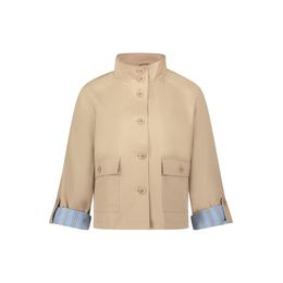 Outdoorjacke Cartoon "Casual-Jacke mit aufgesetzten Taschen", Damen, Gr. 40, beige, Obermaterial: 53% Baumwolle CO. 47% Polyester PES., Jacken Outdoorjacke