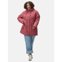 Wintermantel Ragwear "Wintermantel Monadis Rainy II Intl.", Damen, Gr. 5XL, rosa (rose23), Obermaterial: 100% Polyester PES. Obermaterial: Futter: 100% Polyester PES. 100% Polyester PES., M&auml;ntel Wintermantel