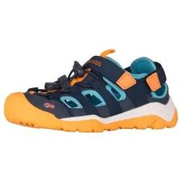 Outdoorsandale Trollkids "KIDS KRISTIANSAND SANDAL XT", Kinder, Gr. 30, blau (alpine blau, pool blau, sahara sunset), Synthetik, Textil, mehrfarbig, Schuhe Outdoorsandale