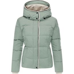 Winterjacke Ragwear "Winterjacke Gleama Melange YOUMODO", Damen, Gr. XL, gr&uuml;n (dusty gr&uuml;n), Obermaterial: 100% Polyester PES. Obermaterial: Futter: 100% Polyester PES. 100% Polyester PES., Jacken Winterjacke