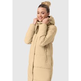 Winterjacke Marikoo "Marikoo Soranaa Damen Winterjacke B968", Damen, Gr. M, beige, Obermaterial: 100% Polyester PES., Jacken Winterjacke