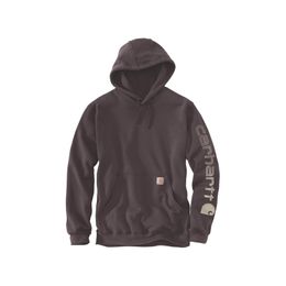 Hoodie Carhartt "Sweatshirt", Herren, Gr. S, braun (dunkelbraun), Obermaterial: 70% Baumwolle CO. 30% Polyester PES., Sweatshirts Hoodie