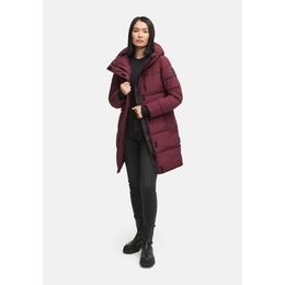 Winterjacke Marikoo "Marikoo Kaituu Damen Winter Steppjacke N008", Damen, Gr. S, rot (wine), Obermaterial: 100% Polyester PES., Jacken Winterjacke