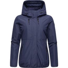 Winterjacke Ragwear "Winterjacke Sunniva", Damen, Gr. XS, blau (midnight), Obermaterial: 100% Polyester PES. Obermaterial: Futter: 100% Polyester PES. 100% Polyester PES., Jacken Winterjacke