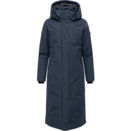 Wintermantel Navahoo "Wintermantel Schneew&auml;chter 14", Damen, Gr. XL, blau (navy), Obermaterial: 100% Polyester PES. Obermaterial: Futter: 100% Polyester PES. 100% Polyester PES., M&auml;ntel Wintermantel