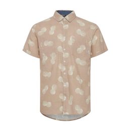 Kurzarmshirt Blend "Kurzarmhemd BHShirt", Herren, Gr. XXL, beige (crockery), Obermaterial: 100% Baumwolle CO., Hemden Kurzarmshirt