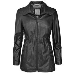 Lederjacke JCC "Lederjacke 3102218", Damen, Gr. 38, schwarz, Obermaterial: 100% Schafsleder sheepskin., Jacken Lederjacke