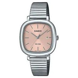 Quarzuhr, edelstahlfarben, ros&eacute;, Casio TIMELESS COLLECTION, Armbanduhren, Damen, Quarzuhr, Armbanduhr, Damenuhr, Herrenuhr, Edelstahlarmband, analog, Tag