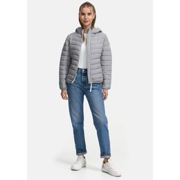 Winterjacke Marikoo "Marikoo Pack Mich Ein Damen Stepp Jacke B994", Damen, Gr. M, grau, Obermaterial: 100% Polyester PES., Jacken Winterjacke